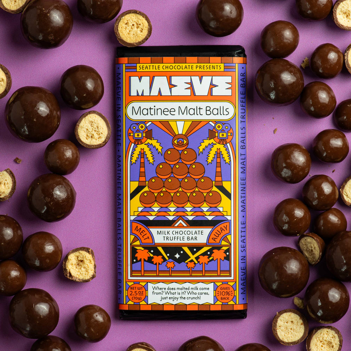 MAEVE - New! Matinee Malt Balls Truffle Bar – Anchor Pantry