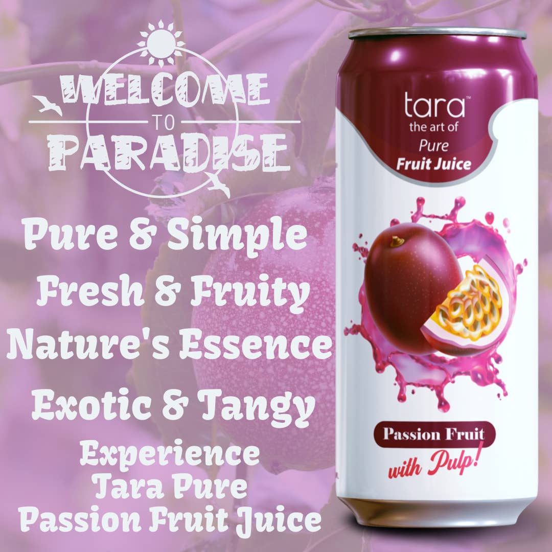 Tara Pure PassionFruit Juice, With Pulp,16.9 fl.oz – Anchor Pantry