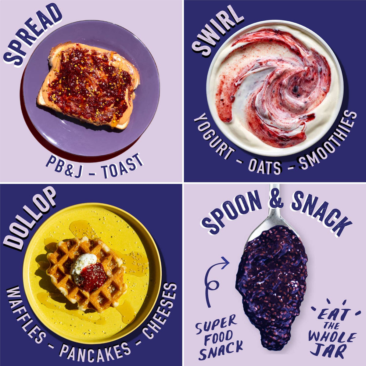 Chia Smash - Concord Grape Chia Smash - Superfood Jam – Anchor Pantry