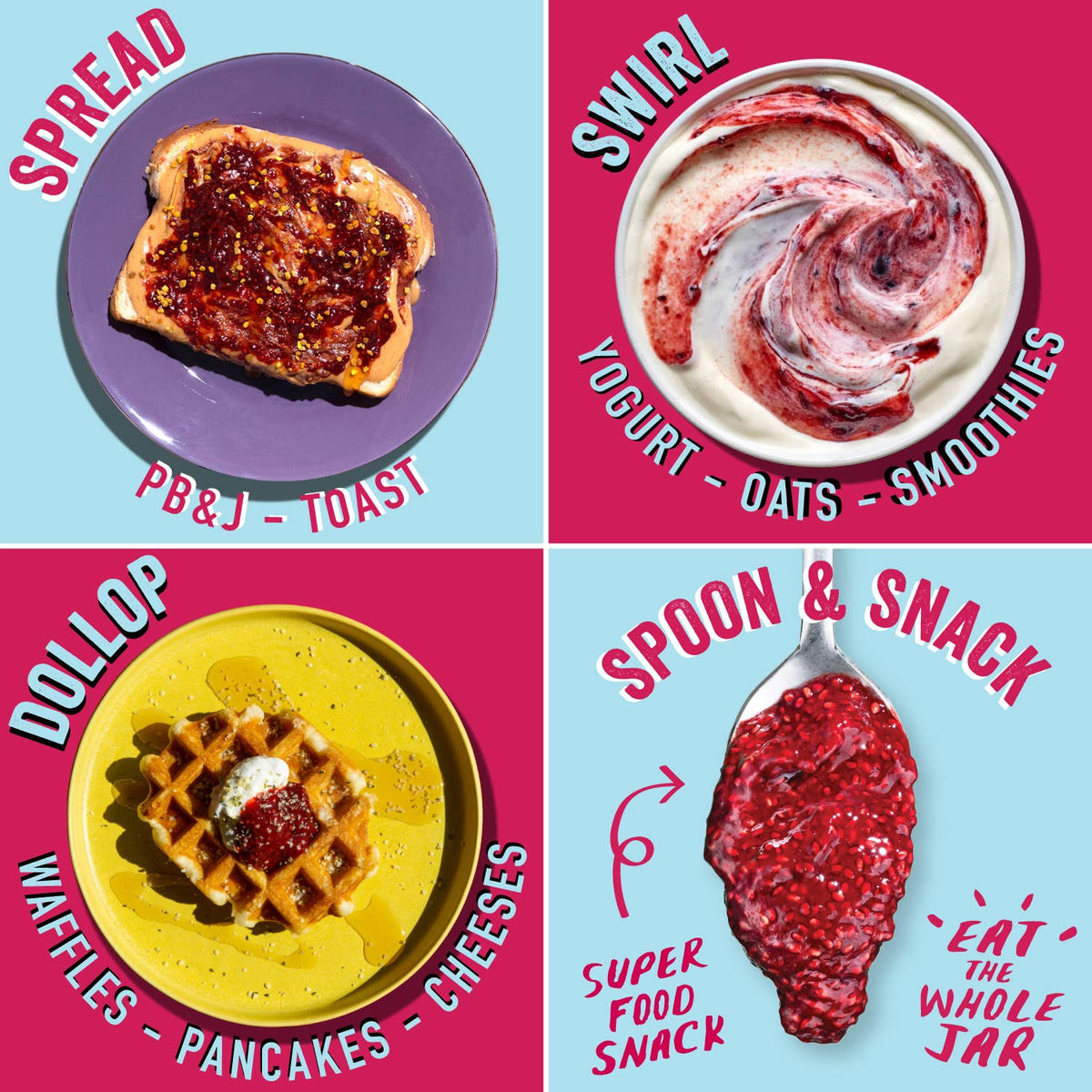 Smash Foods - Raspberry - Smash Superfood Jam – Anchor Pantry