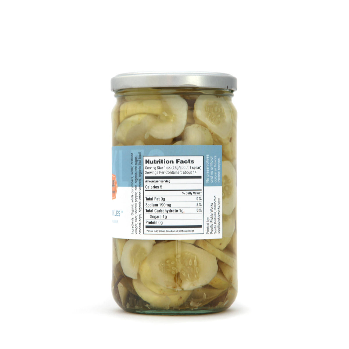 Pacific Pickle Works - Lemon Verbena "Hop-Pickles" - Limited Edition P ...