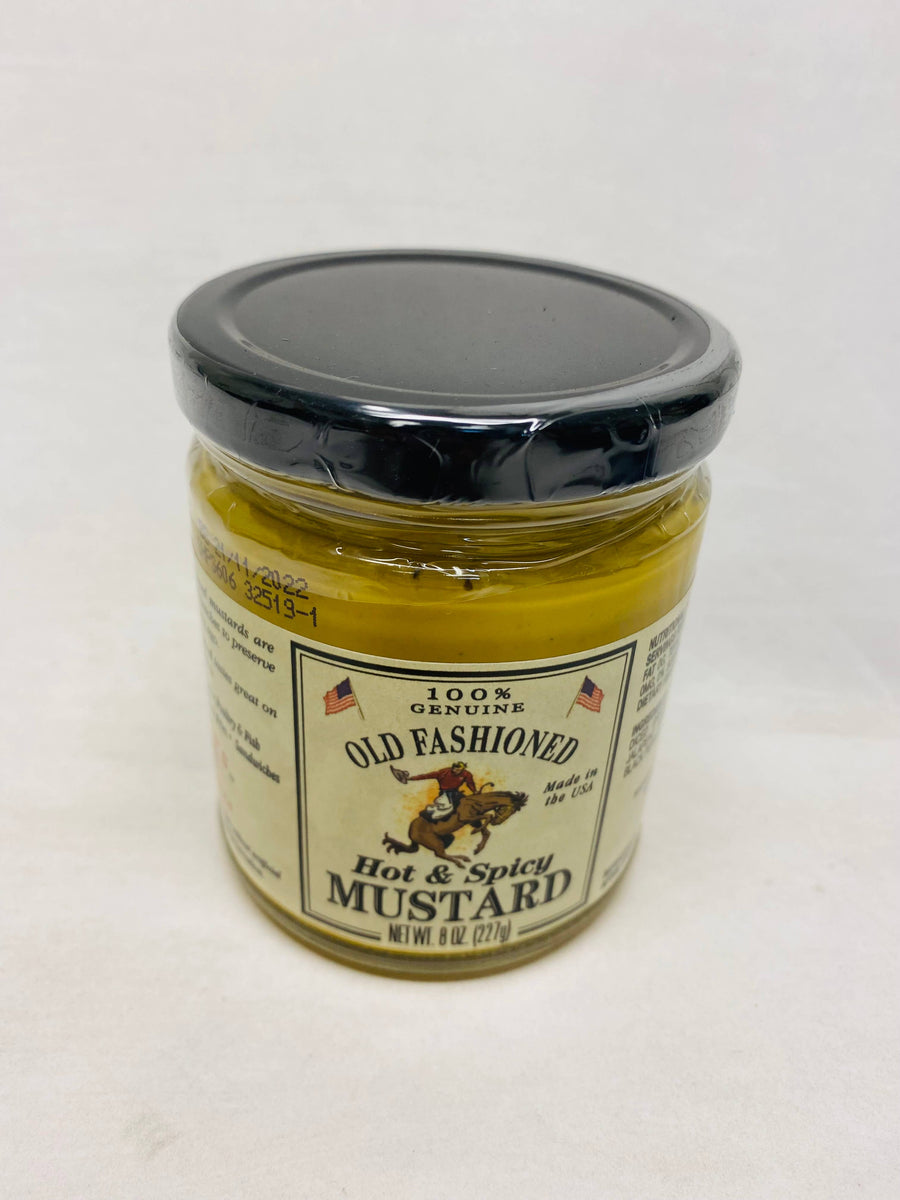 Shemps Old Fashioned Hot & Spicy Mustard - 8 oz. – Anchor Pantry