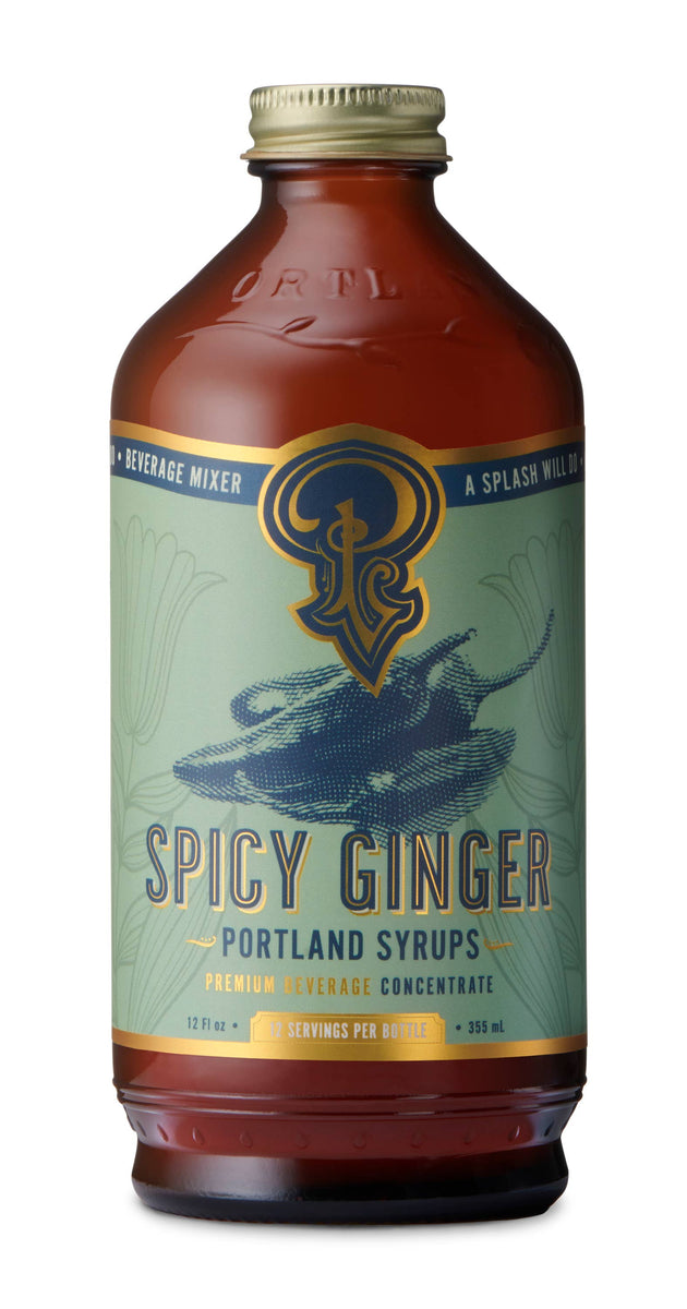 Portland Syrups - Spicy Ginger Syrup 12oz - cocktail / mocktail bevera ...