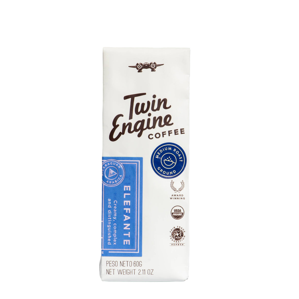 Twin Engine Coffee - "Perfect 1 Pot" Elefante Reserve Traveler 2oz/ORG ...