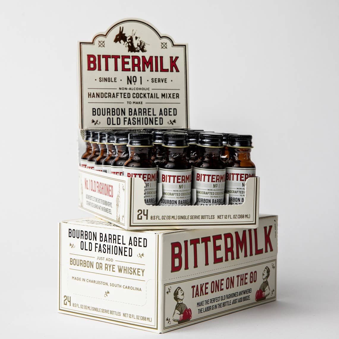 Bittermilk - #1 Single Serve Bourbon Barrel Aged Old Fashioned 0.5oz ...